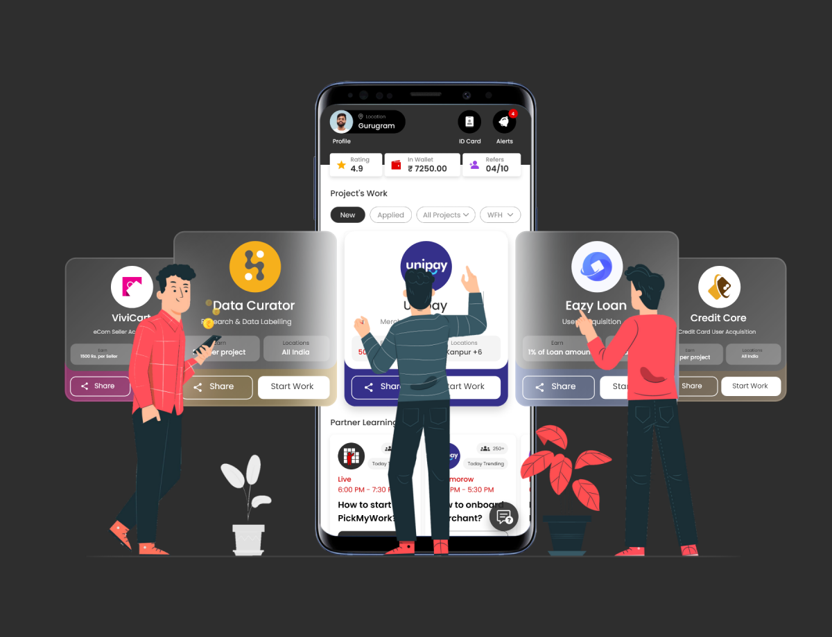 PickMyWork - Scale up your Sales